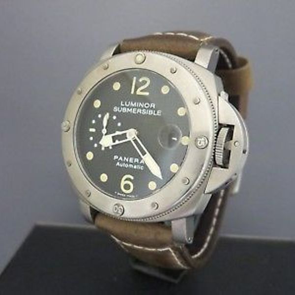 Panerai Titanium Luminor Submersible 44MM PAM25 C Series | WatchCharts ...