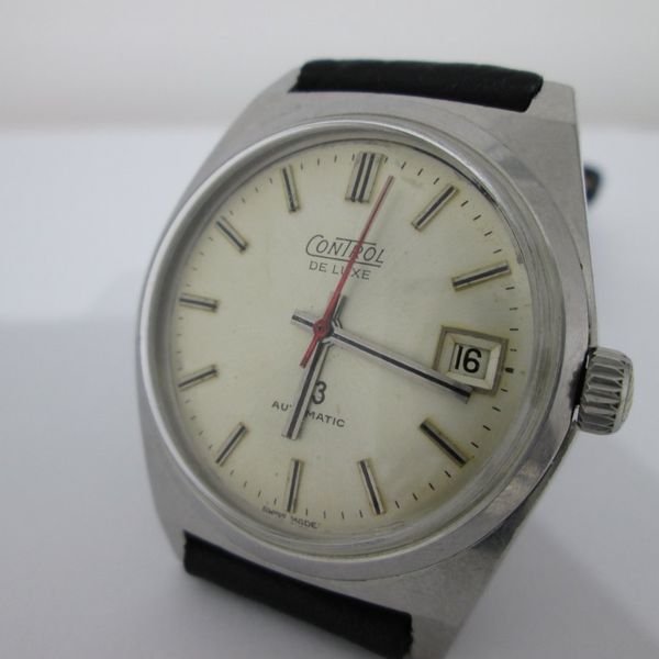 SOLD 1960s Swiss Control De Luxe Supercompressor ETA 2472 Automatic ...