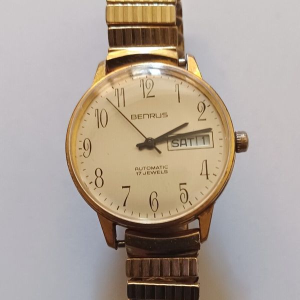 Benrus Men's Mechanical Automatic Watch - Vintage | WatchCharts Marketplace