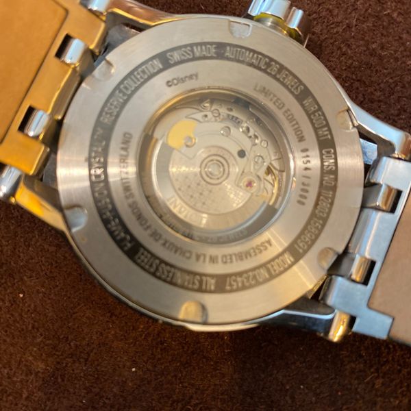 INVICTA RESERVE DISNEY MICKEY MOUSE SWISS AUTOMATIC TRANSPARENT BACK ...