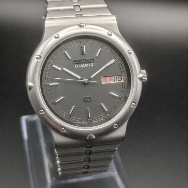 Seiko 6923-6020 Vintage 1985 Grey Dial Quartz - EXCELLENT CONDITION ...