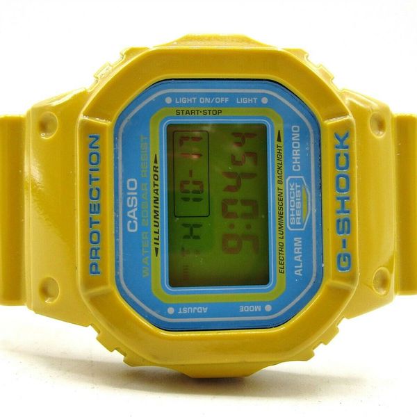 Casio G-Shock 1545 DW-5600CS Mustard Yellow Digital Watch Runs CB661 ...