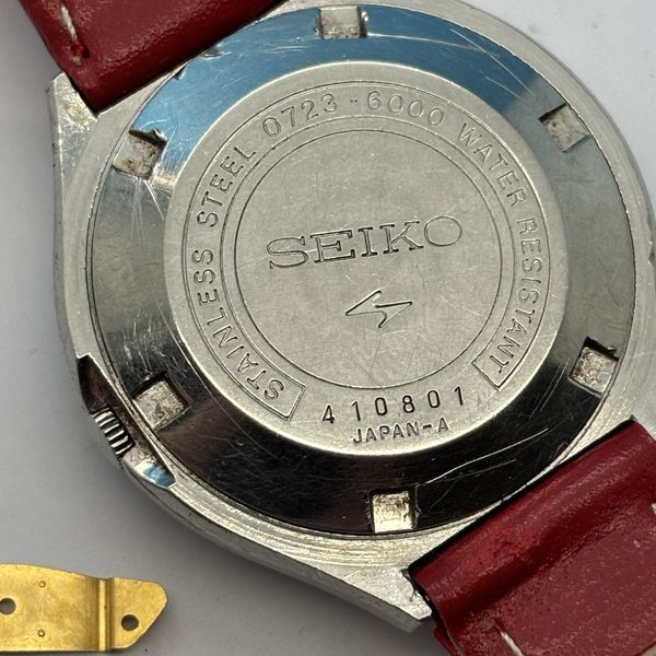 Seiko Elnix 0723-6000 Green Dial Gents Vintage Watch | WatchCharts ...