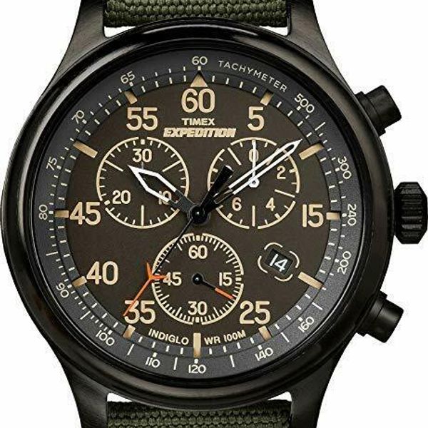 New Timex Men's Expedition Field Chronograph Indiglo TW4B10300 ...