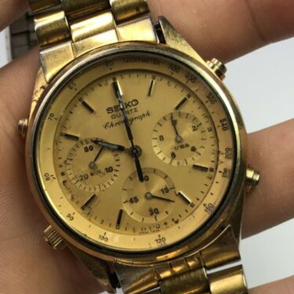 Men's Seiko 15 Jewels Chronograph 7A28-7029 A4 Watch For Parts | WatchCharts Marketplace