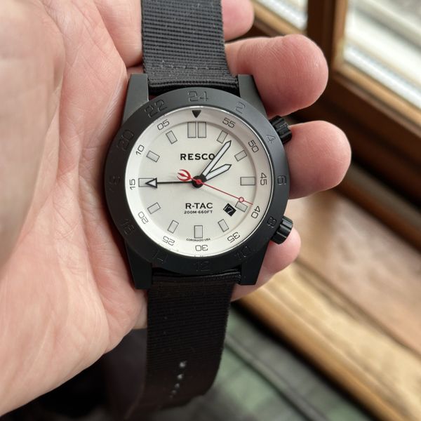 SOLD Resco Instruments RTAC GMT DLC White | WatchCharts Marketplace