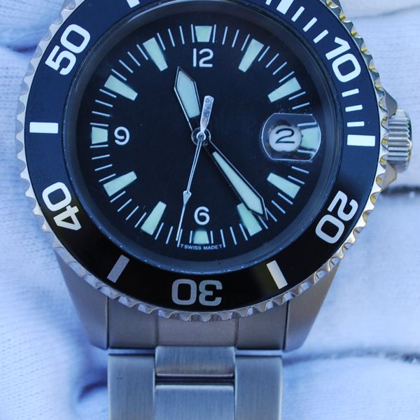 RARE MOD - INVICTA 0420 Pro Diver Automatic Titanium Watch ...