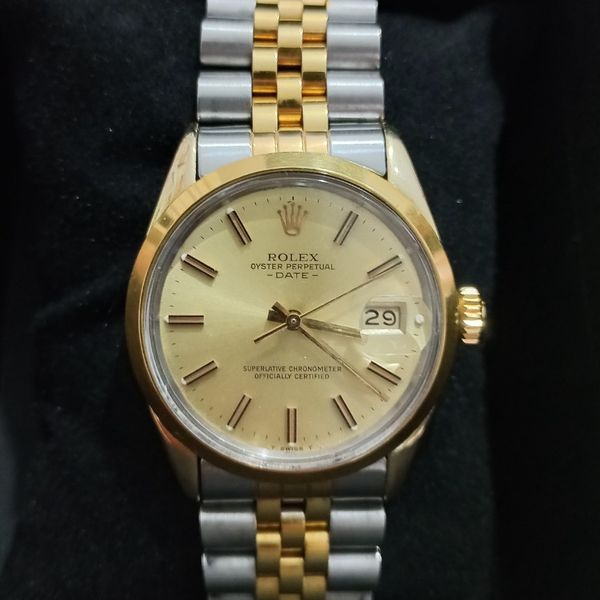 Rolex 15505 Gold capped vintage watch | WatchCharts Marketplace