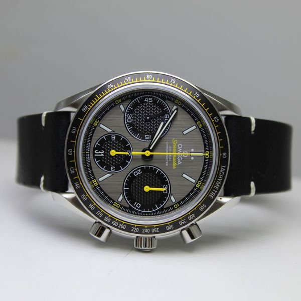 SALE! Omega Speedmaster Gray/Black Racing Date 326.30.40.50.06.001 40mm ...