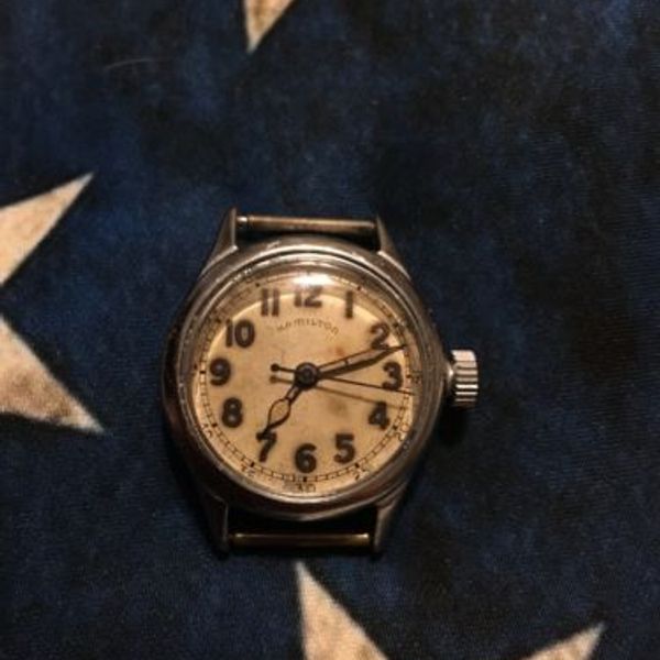 WW2 987S Hamilton USMC Issued Hacking Wrist Watch R88-W-800 39108 ...