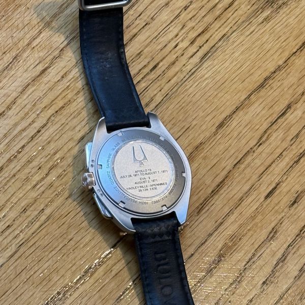 Bulova Lunar Pilot Archive Series Sapphire Crystal 96A225 Chronograph ...
