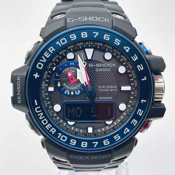Brand New CASIO MASTER OF G-SHOCK GULFMASTER GWN-1000B-1B TRIPLE SENSOR ...