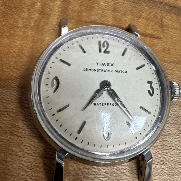 Rare Salesman Sample Demonstrator Model Timex Men's 34mm Wrist Watch ...