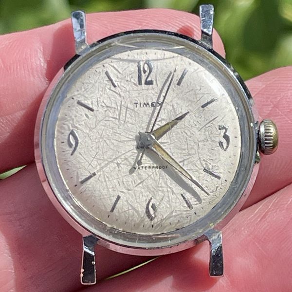 Vintage Timex Waterproof Manual Wind Watch Wristwatch Works ...