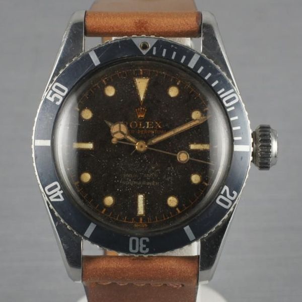 FS: 1956 Rolex Submariner Big Crown Ref: 6538 4 Line | WatchCharts ...
