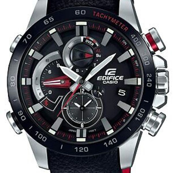 CASIO EDIFICE RACE LAP Chronograph EQB-800BL-1AJF Men's Watch New in ...