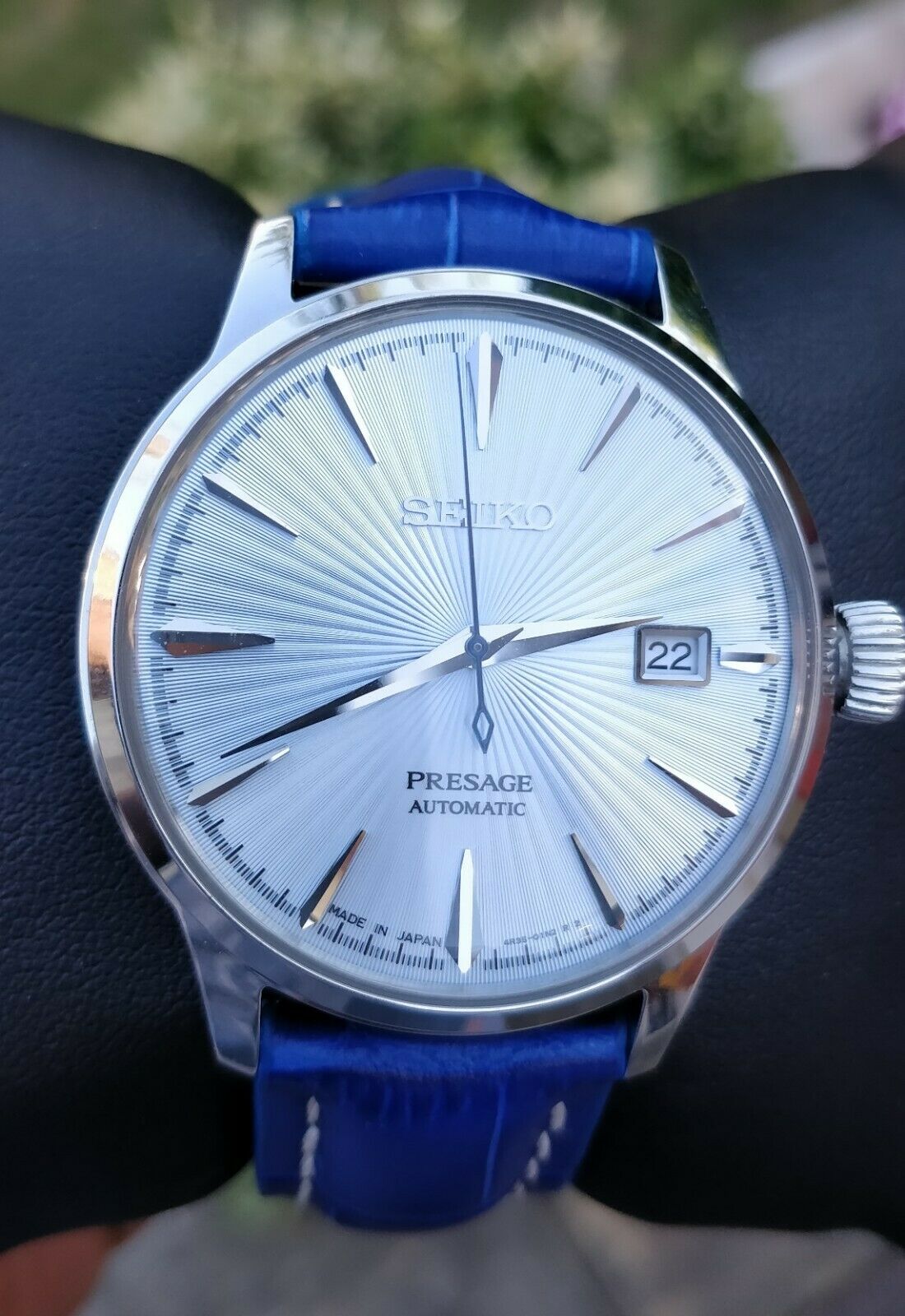 SEIKO Presage SRPB43J1 Cocktail Automatic Blue Dial Watch | WatchCharts ...