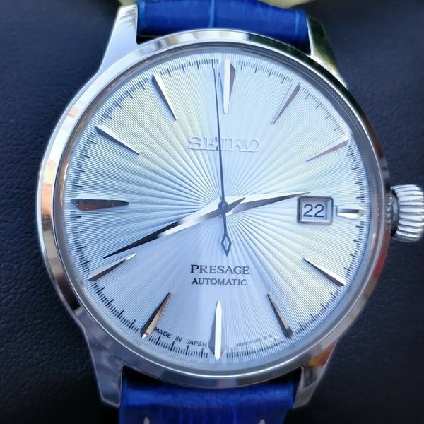 SEIKO Presage SRPB43J1 Cocktail Automatic Blue Dial Watch | WatchCharts