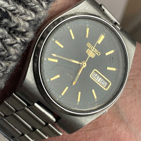 Vintage Seiko 5 Automatic Gents Watch 7009-3130 (Seiko 1) | WatchCharts Marketplace