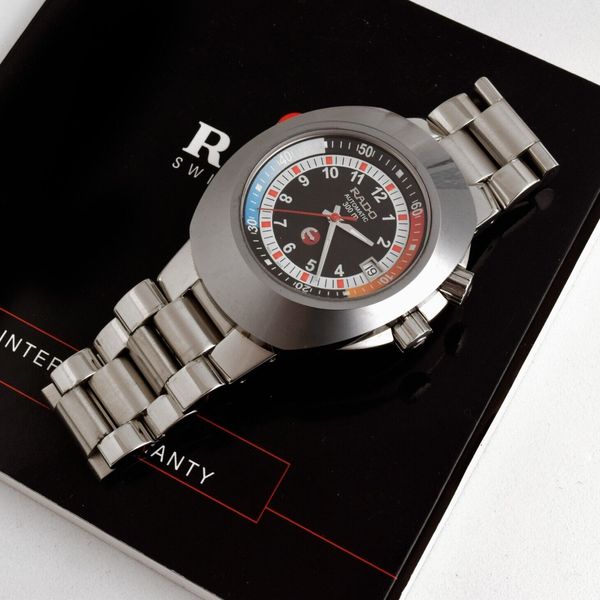 VINTAGE RADO DIASTAR 300 METERS INTERNAL ROTATING BEZEL 2 CROWNS NOS ...