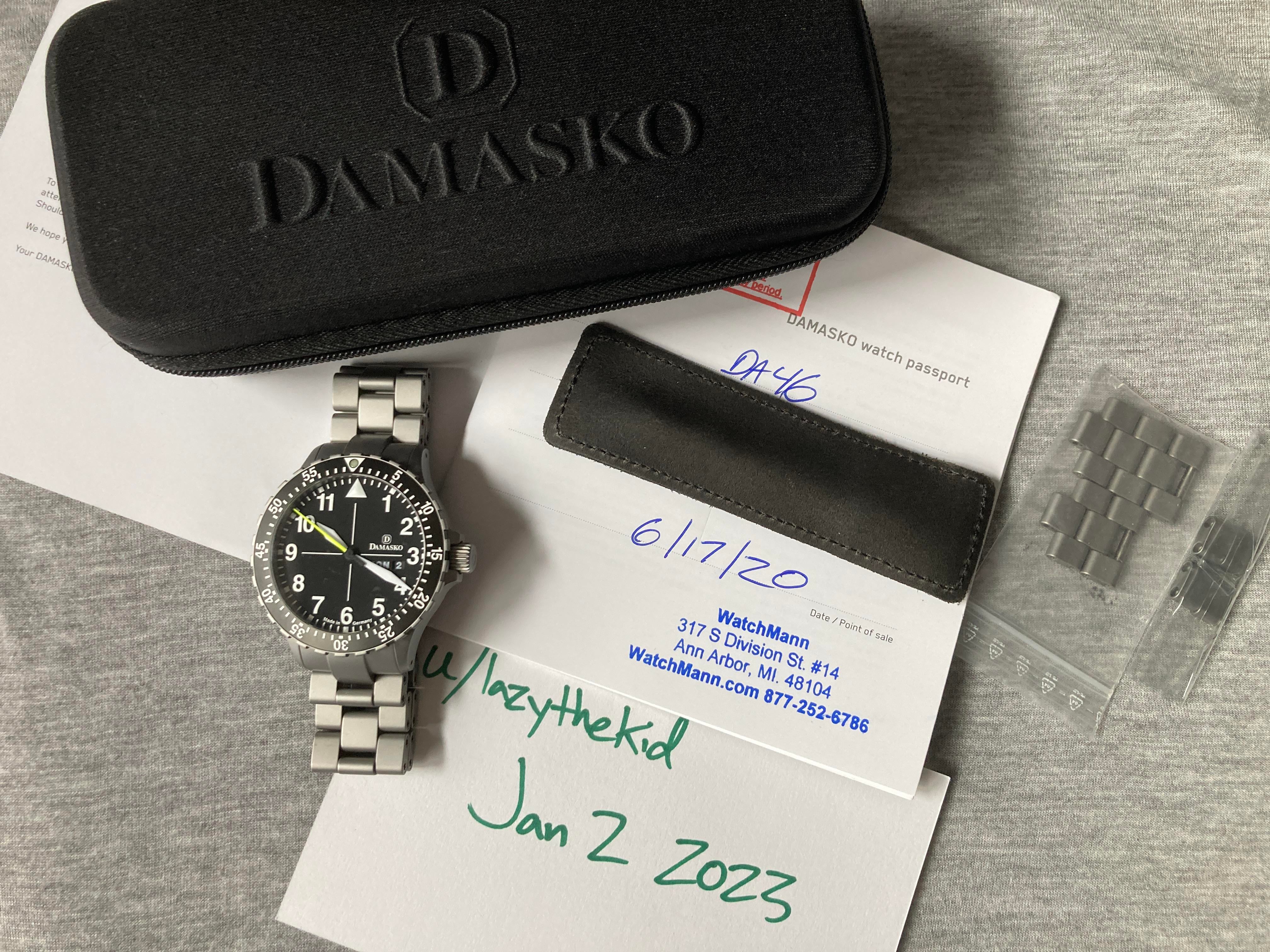 [WTS] Damasko DA46 | WatchCharts