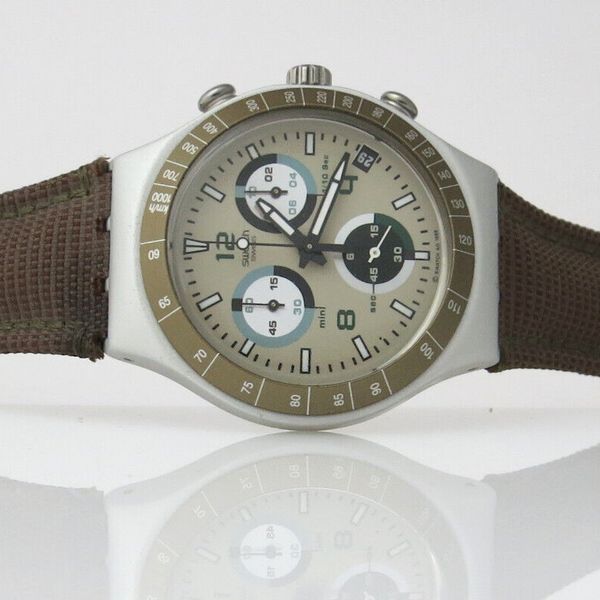 Bushmaster Swatch Irony Chrono YCS4007 New and Unworn | WatchCharts ...