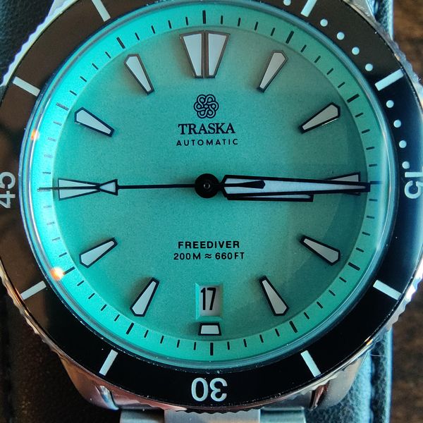 [WTS] Traska Freediver Mint Green Ceramic v2 | WatchCharts