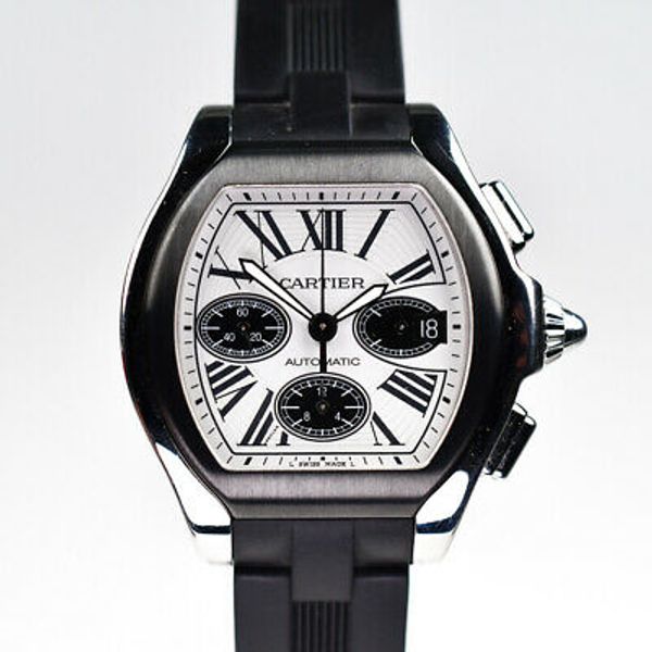 Cartier Roadster S Chronograph W6206020 44MM Panda Steel Cal 8630 ...