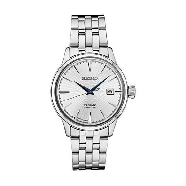 Seiko SRPB77 Men's Stainless Steel Analog Silver Dial Genuine Watch ...