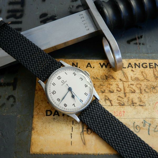 OMEGA 1943 SWISS MADE WW2 MoD 6b/159 Pilots Navigators Watch Cal 30T2 ...