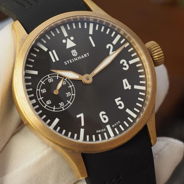 [WTS] Steinhart Pilot Nav B-Uhr 44 Handaufzug Bronze | WatchCharts