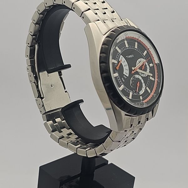 Timex SR 920 SW Multifunctional Stainless Steel 100 M Watch New Battery ...