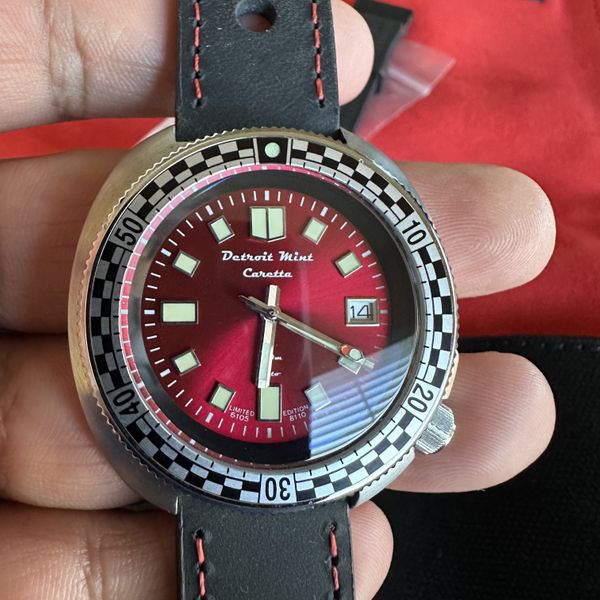 Detroit Mint Rally Diver Red Light | WatchCharts Marketplace