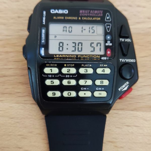 Casio CMD-40 1174 TV Remote/Calculator Watch - Rare illuminating ...