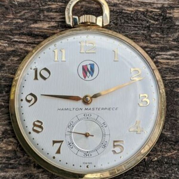 Hamilton Masterpiece GM/Buick 25 year Award Pocket Watch, Mint ...