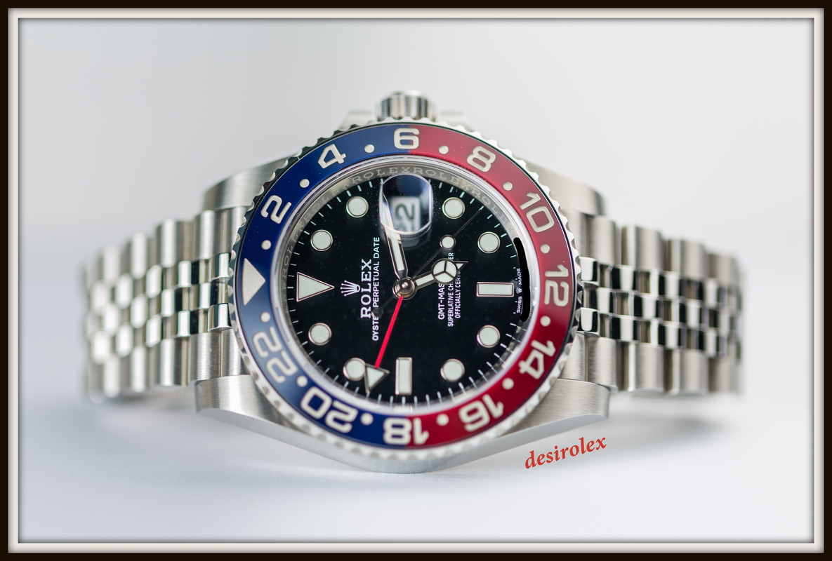 FSOT: Rolex 126710BLRO GMT MASTER 2 PEPSI Red/Blue Jubilee Full Set ...