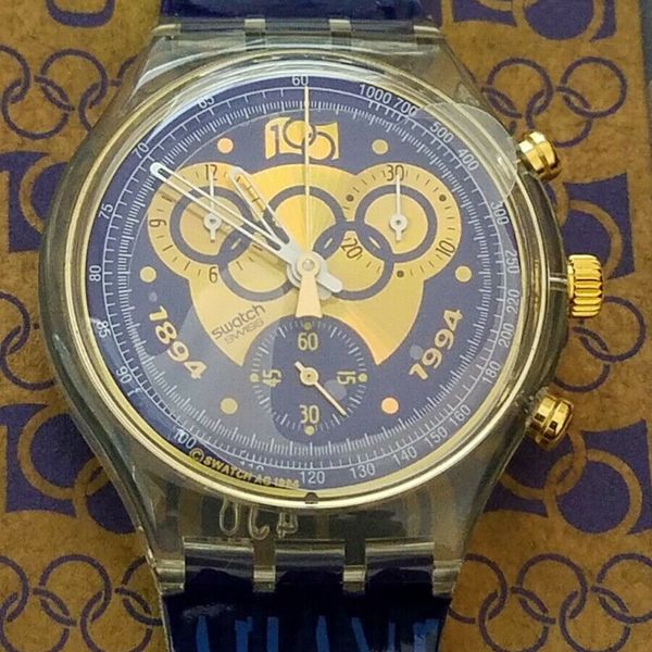 SWATCH WATCH One Hundred Year olympic movement 1984-1994 - Limited ...