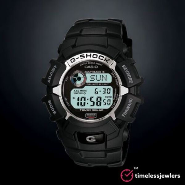 New CASIO G-SHOCK GW2310-1 Tough Solar Digital Black Round Dial Black ...