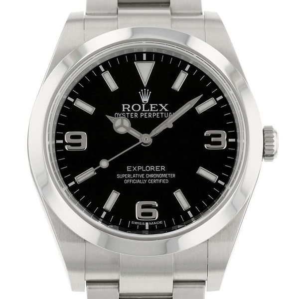 Rolex Explorer 1 Random Serial Roulette 214270 ROLEX Watch Black Dial ...