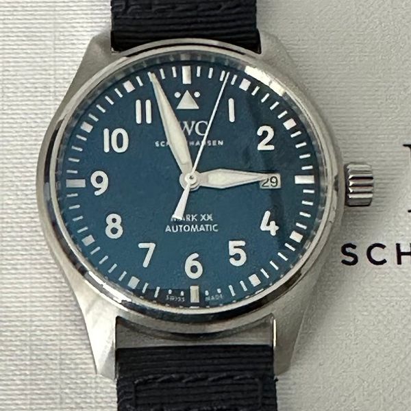 FSOT: IWC Mark XX Blue Face | WatchCharts Marketplace