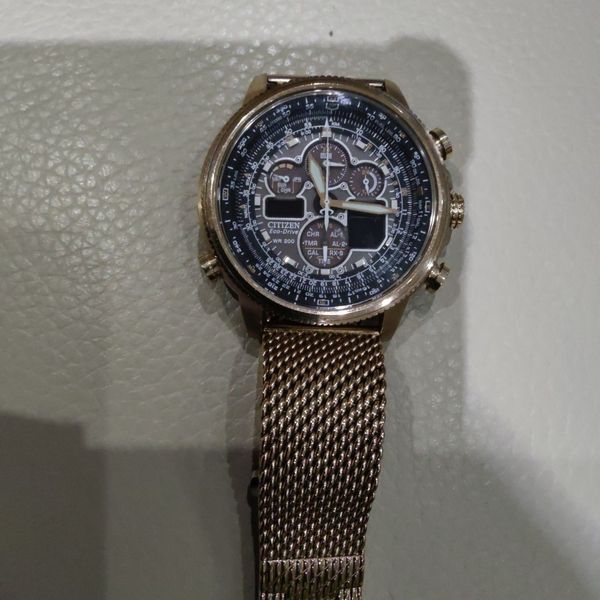 Citizen Eco Drive Navihawk AT Gold Only Worn A Few Times Lovely ...