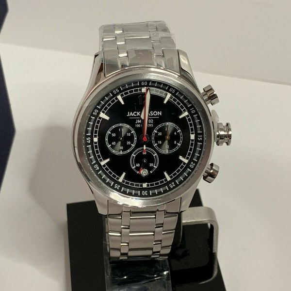 Jack Mason Men's Nautical Chronograph Stainless Watch JM-N102-340 NEW ...