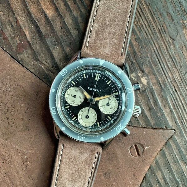 Vintage Zenith A277 Steel Chronograph 1st series- Older than El Primero ...