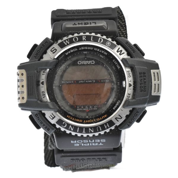 CASIO G-SHOCK x PROTREK Hunting World Watch Khaki PRT-40HWJ [Used ...