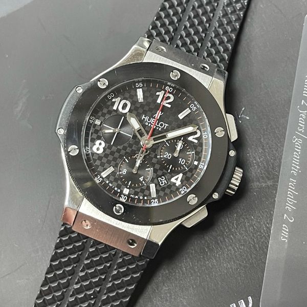 FS:Hublot Big Bang Chronograph Steel Ceramic Bezel 301.SB.131.RX ...