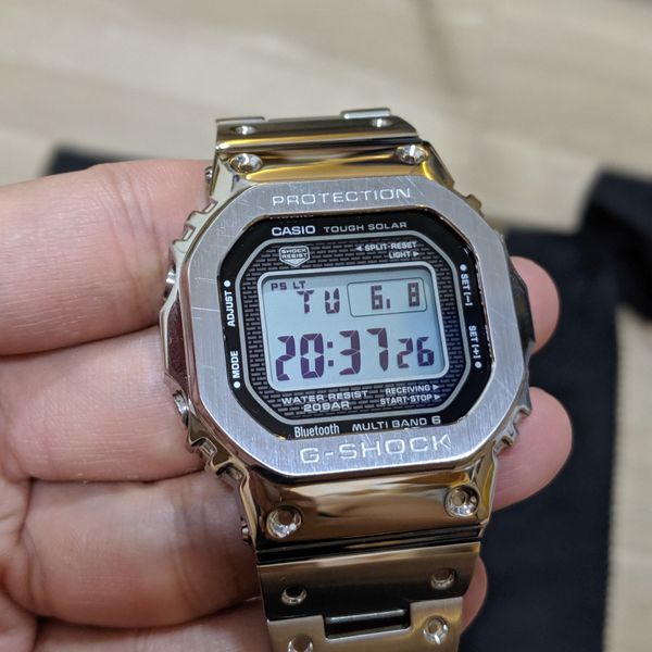 FS: Casio G-Shock GMWB5000 "Full Metal 5000" Silver | WatchCharts