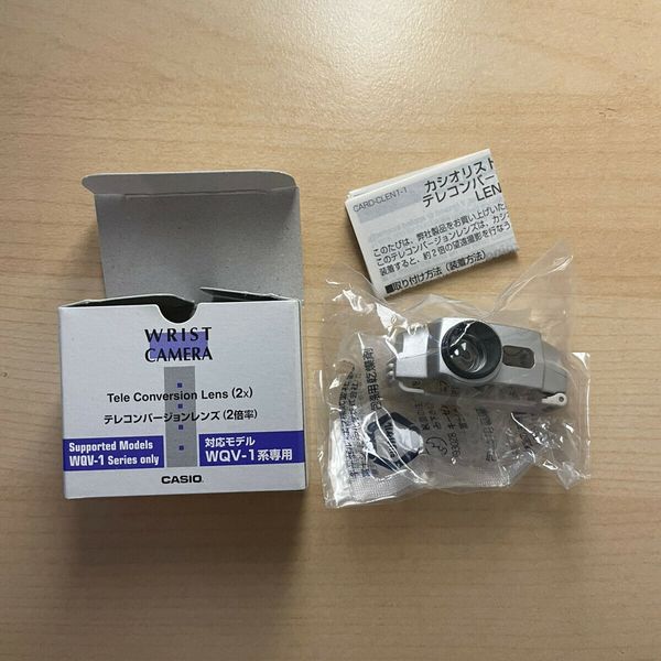 Casio Wrist Camera Tele Conversion Lens 2x for WQV-1 Series New in Box ...