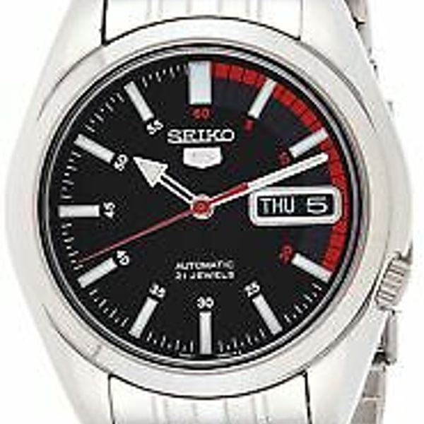 Seiko Men's SNK375K Automatic Stainless Steel Watch | WatchCharts
