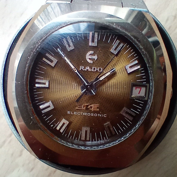 Vintage Rado Electrosonic Tuning Fork Watch ESA 9162 watch ...
