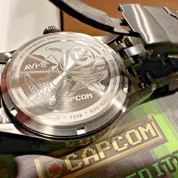 AVI-8 Capcom 1942 Flyboy Automatic Watch Limited Edition 024 of 325 ...